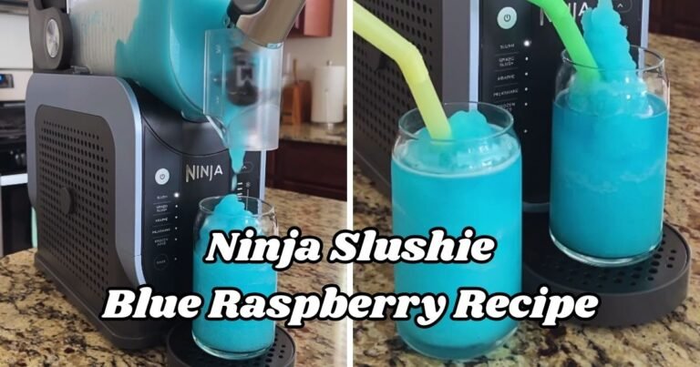 Ninja Slushie Blue Raspberry Recipe - slushietales.com